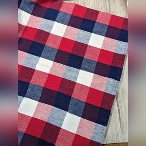 Source Unknown | Dining | Vintage Red White Blue Buffalo Check Square 0 ...